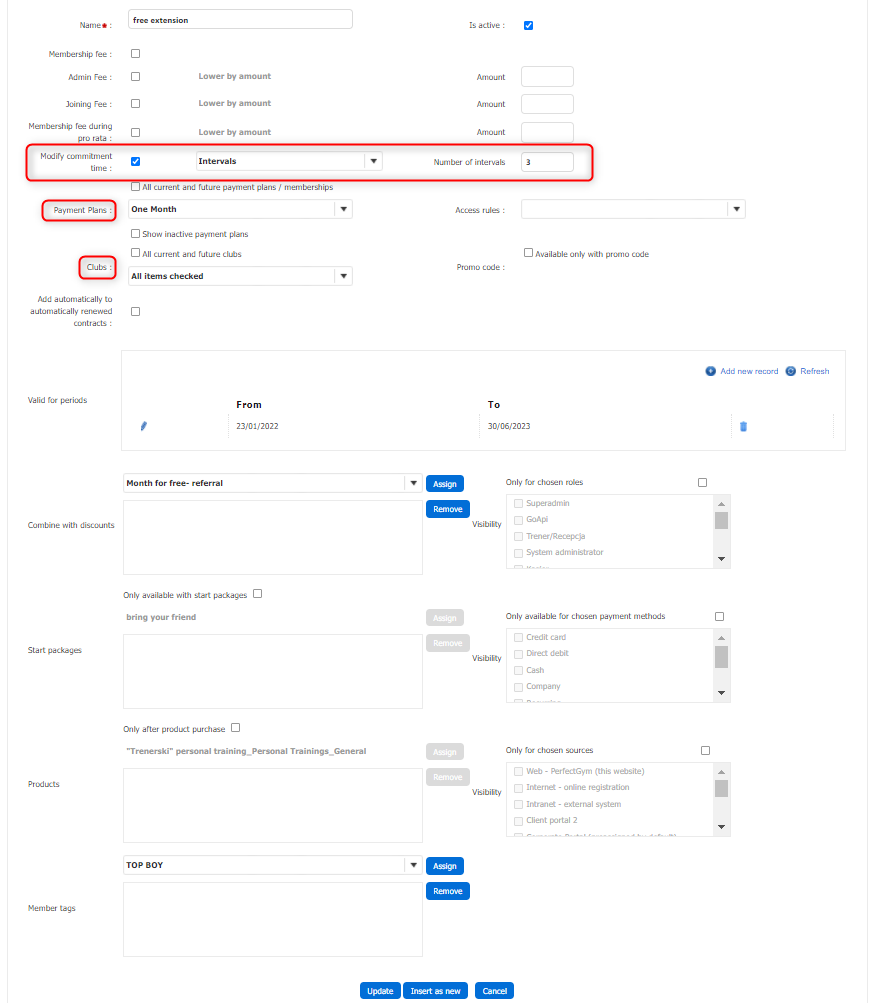 How to extend Contract for free with Discount? – Perfect Gym Solutions S.A.